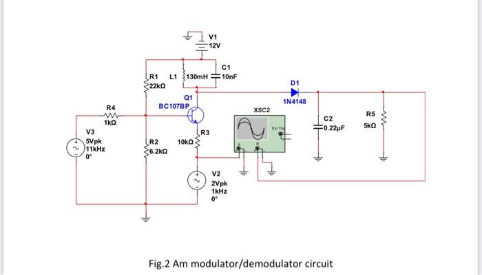 Solved V1 12V C1 10nF R1 L1 130mH 22ΚΩ Q1 BC107BP 1N4148 | Chegg.com