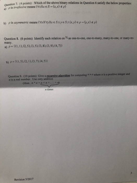 Solved stion 7. (4 points) Which of the above binary | Chegg.com Solved stion 7. (4 points) Which of the above binary | Chegg.com