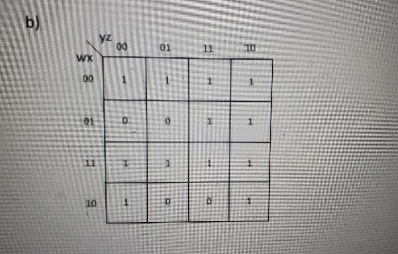 Solved 5. Using the Kmap method write a simplified | Chegg.com