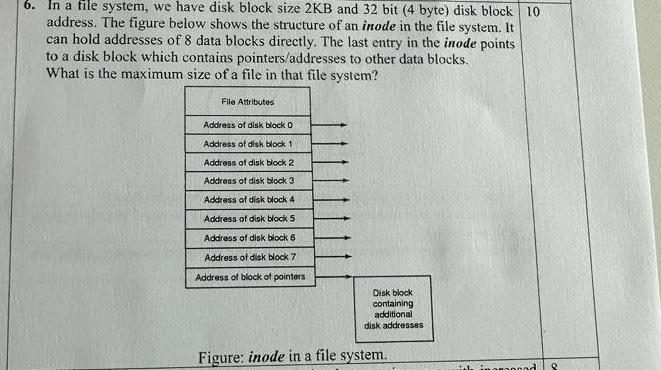 Solved 10. What is deadlock (in operating system)? Do we | Chegg.com