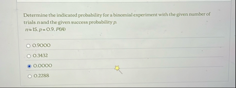 Determine the indicated probability for a binomial | Chegg.com