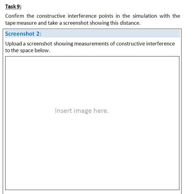 Wave Interference PHET Simulation Click the speaker | Chegg.com