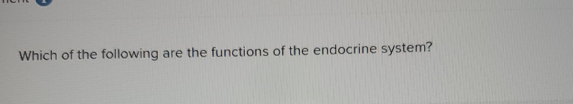 Solved Which of the following are the functions of the | Chegg.com
