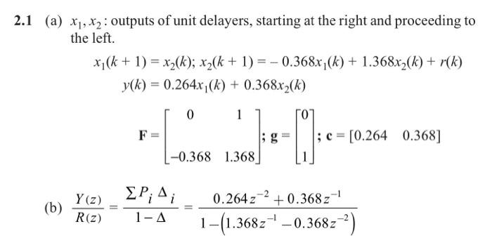 2. Consider the signal processing algorithm shown | Chegg.com