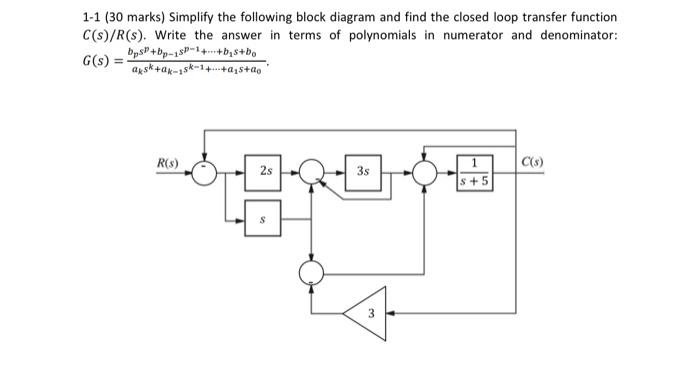 Solved controls system i want detailed steps correct answer | Chegg.com