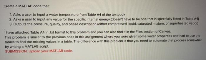 Create a MATLAB code that: 1. Asks a user to input a | Chegg.com