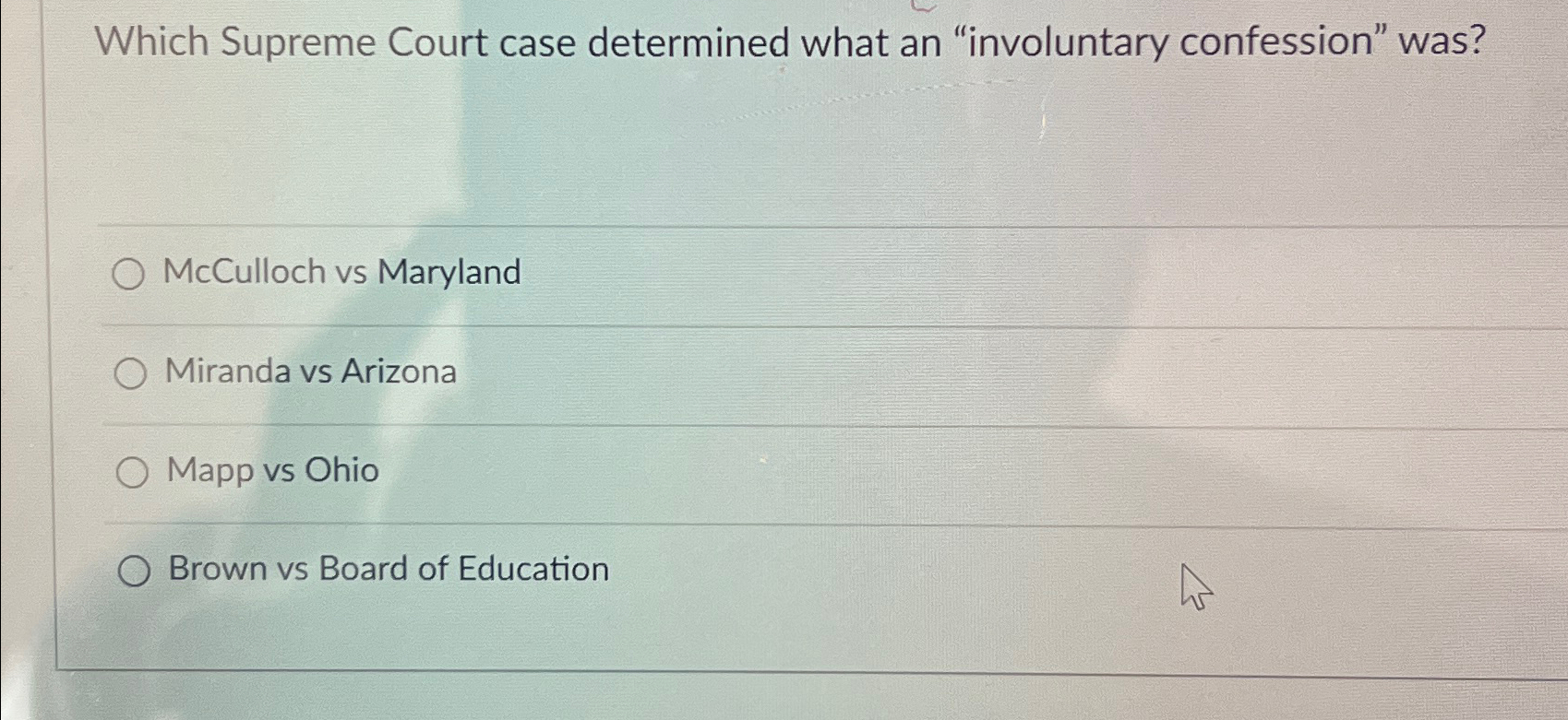 Solved Which Supreme Court case determined what an | Chegg.com