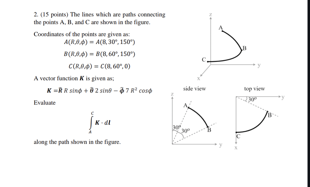 Solved 2. (15 points) The lines which are paths connecting | Chegg.com