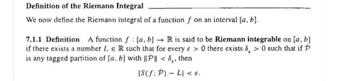 Solved Problem 3. Use the definition of the Riemann integral | Chegg.com