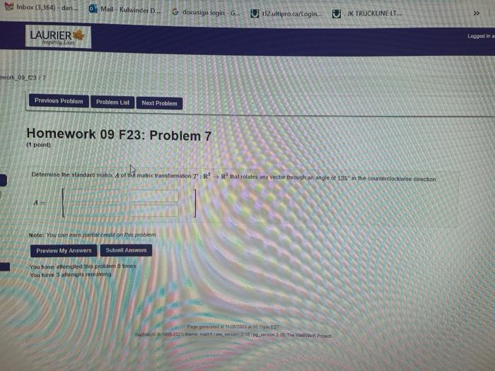 Solved Homework 09 F23: Problem 7 (1 point) Determine the | Chegg.com Solved Homework 09 F23: Problem 7 (1 point) Determine the | Chegg.com
