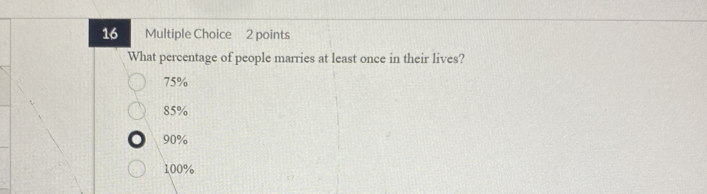 Solved 16 Multiple Choice 2 pointsWhat percentage of | Chegg.com Solved 16 Multiple Choice 2 pointsWhat percentage of | Chegg.com