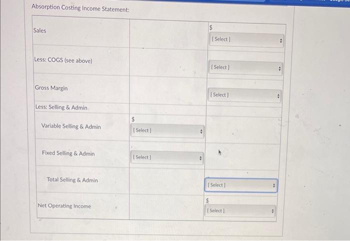 Solved Create a traditional format income statement using | Chegg.com