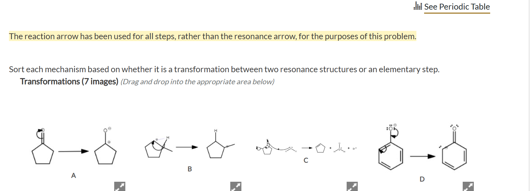 Solved The reaction arrow has been used for all steps, | Chegg.com