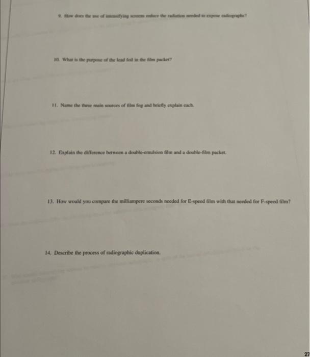 Solved 10. What is the pepene of ate keal fiel in the film | Chegg.com