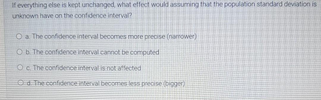 Solved If everything else is kept unchanged, what effect | Chegg.com