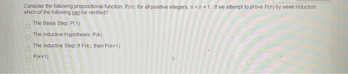 Solved Consider the following propositional function, | Chegg.com