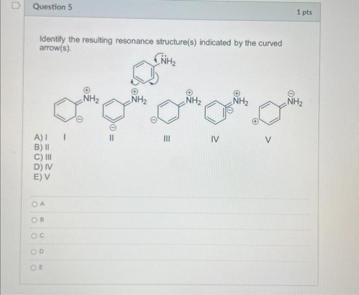 Solved Identify the resulting resonance structure(s) | Chegg.com
