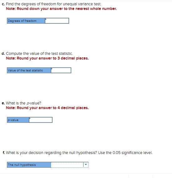 Solved The null and alternate hypotheses | Chegg.com