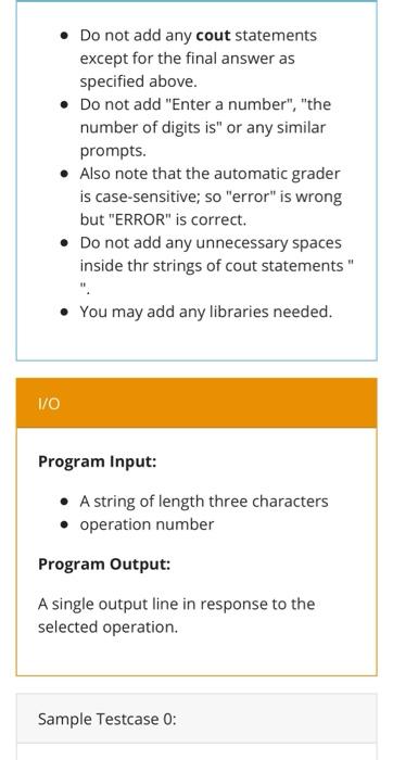Solved You are asked to write a program which allows the | Chegg.com
