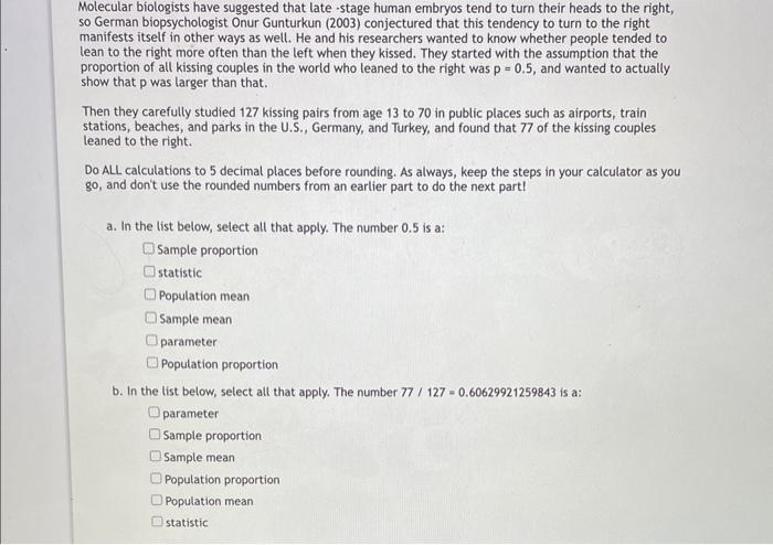 Solved Molecular biologists have suggested that late -stage | Chegg.com