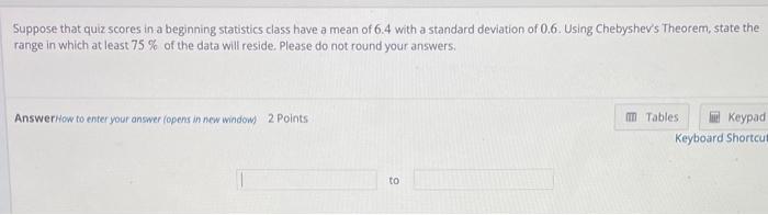 Solved Suppose that quiz scores in a beginning statistics | Chegg.com