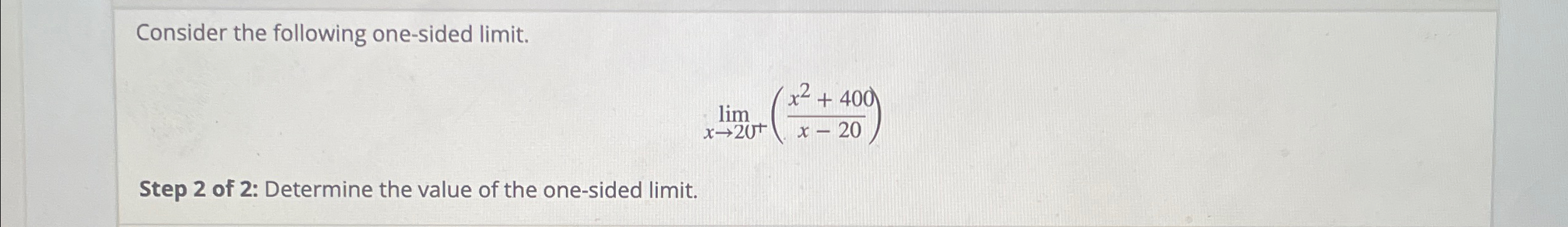 Solved Consider the following one-sided | Chegg.com