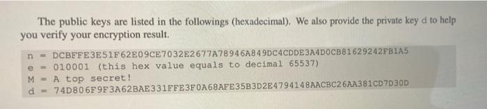 Solved 3.2 Task 2: Encrypting a Message Let (e,n) be the | Chegg.com