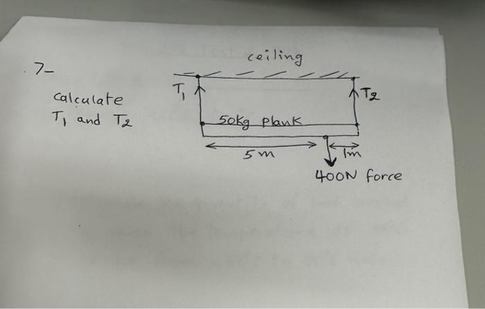 Solved calculate T1 and T2 | Chegg.com