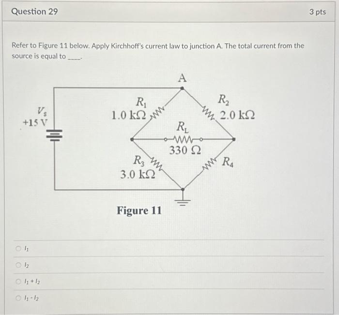 Solved Refer to Figure 11 below. Apply Kirchhoff's current | Chegg.com