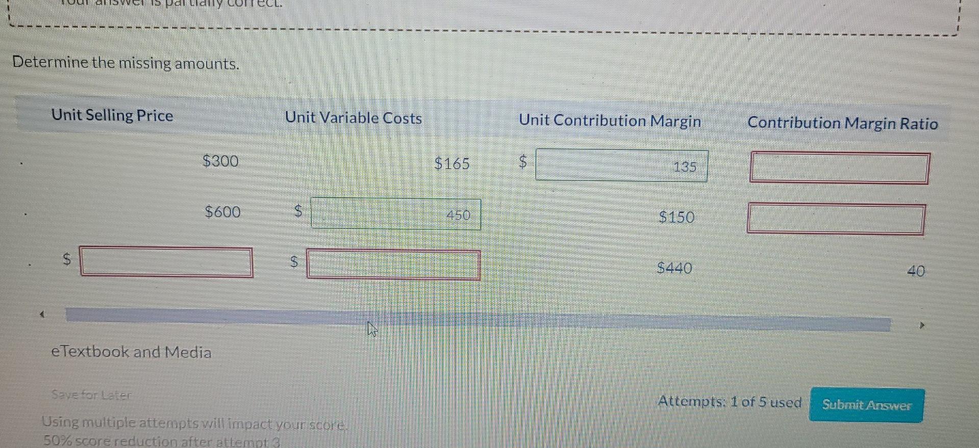 Solved 15 Pdl dll Determine the missing amounts. Unit | Chegg.com