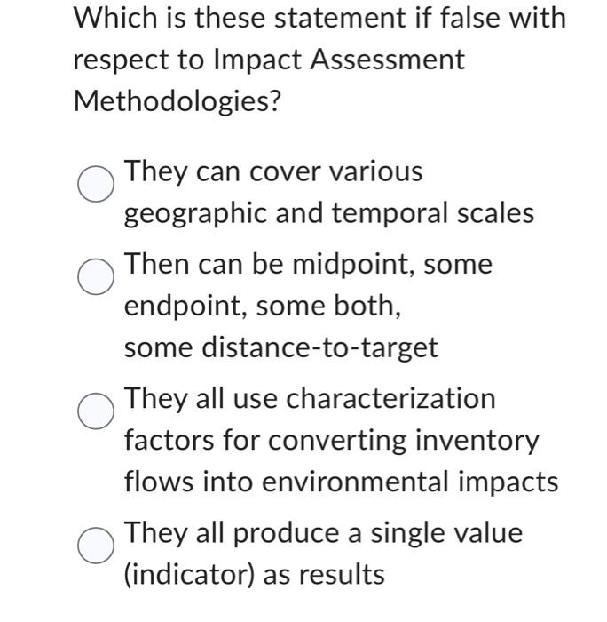Solved Which is these statement if false with respect to | Chegg.com