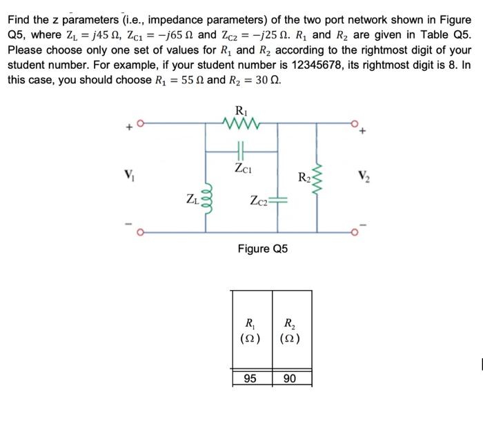 Solved Find the z parameters (i.e., impedance parameters) of | Chegg.com