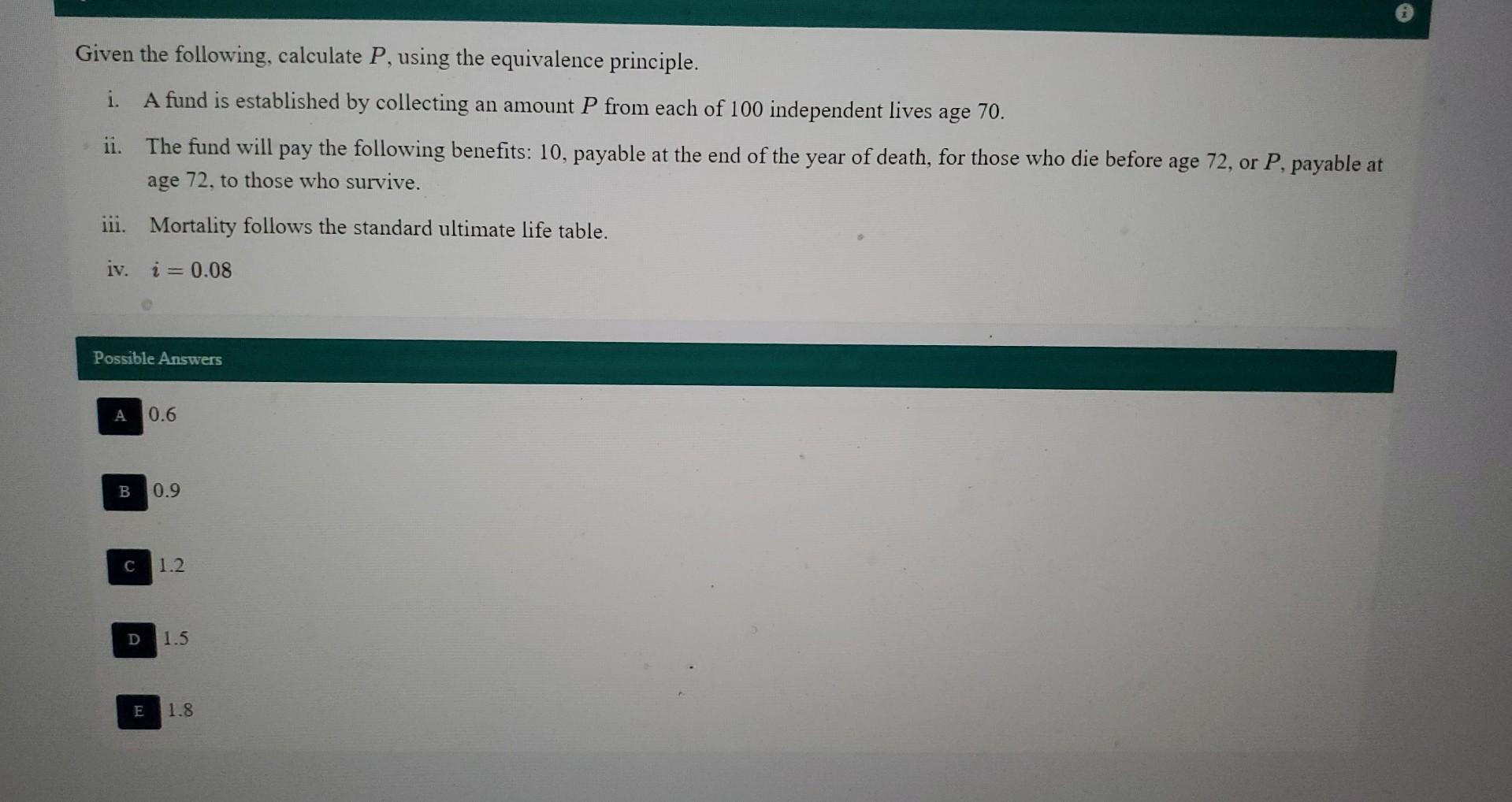 Solved Given the following, calculate P, using the | Chegg.com