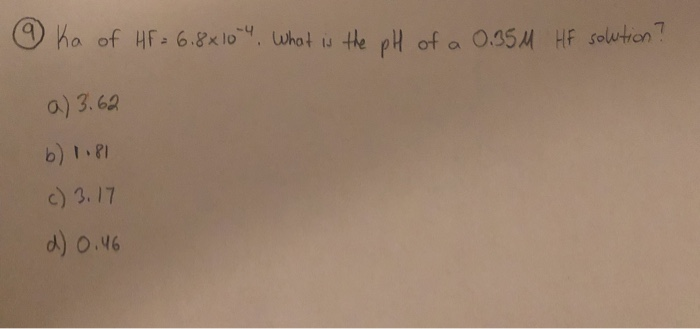 Solved Does the pH increase , decrease or doe not change by | Chegg.com