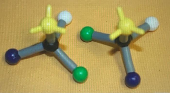 Solved 3 Align the two molecules so that they form mirror | Chegg.com