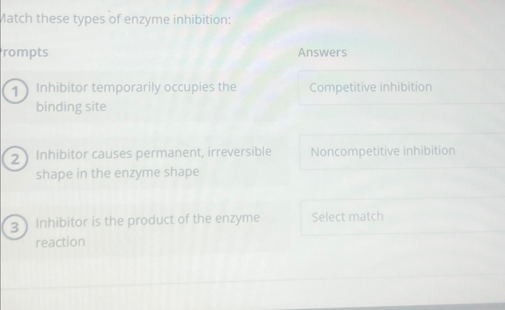 Solved latch these types of enzyme | Chegg.com