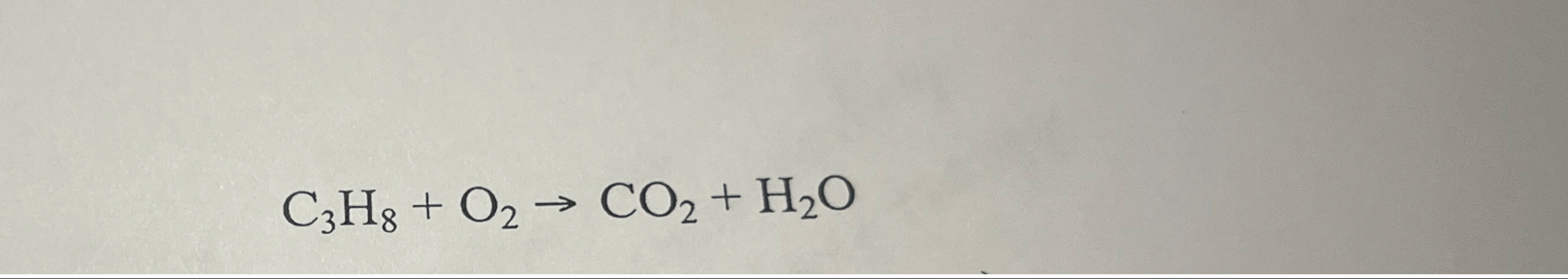 Solved C3H8+O2→CO2+H2O ﻿If 1.50 ﻿moles of carbon dioxide | Chegg.com