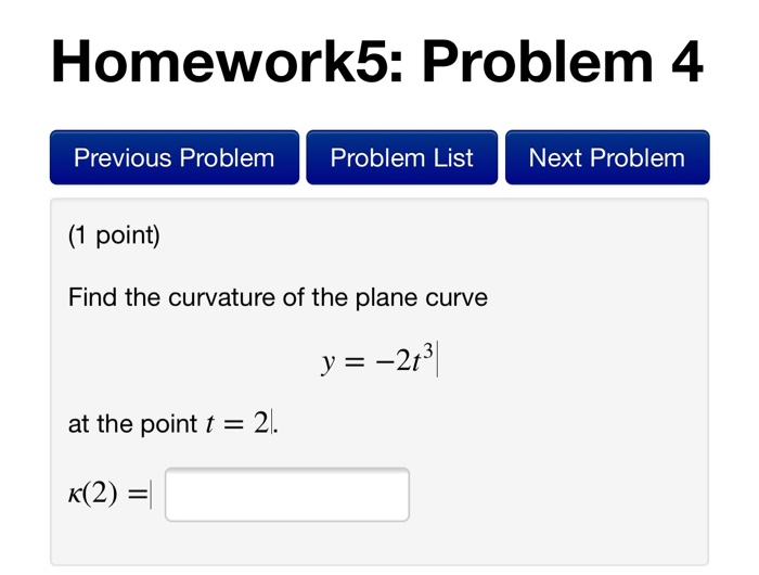 Solved Homework5: Problem 5 Previous Problem Problem List | Chegg.com