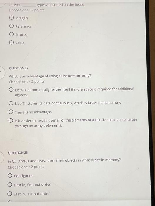 Solved When a class is defined WITHIN another class, the | Chegg.com