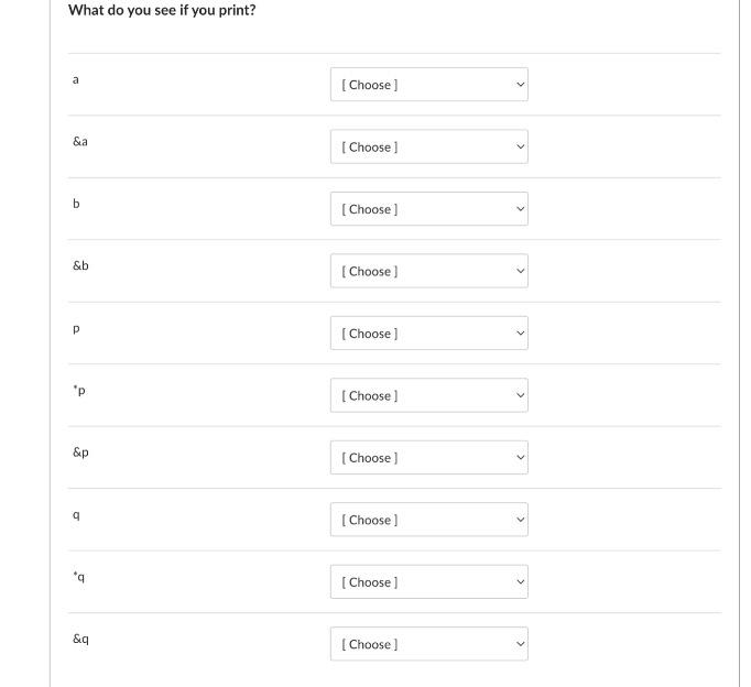 Solved If I have the following: int main (void) int a=10; | Chegg.com