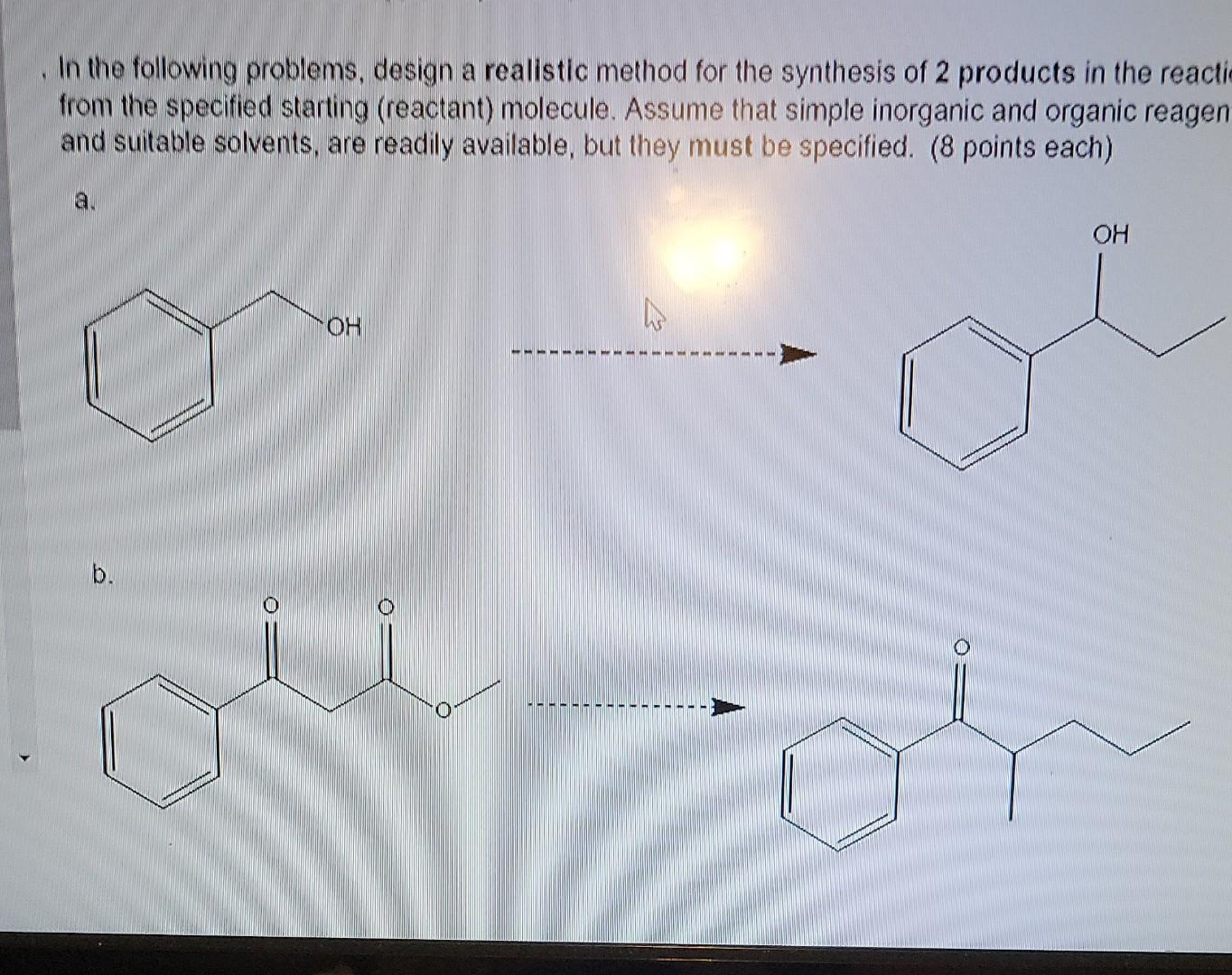 Solved In the following problems, design a realistic method | Chegg.com