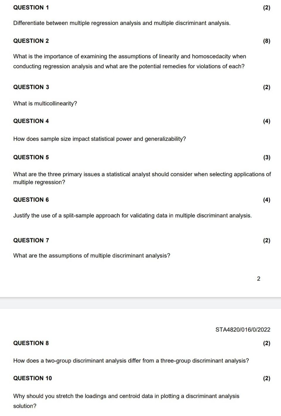 Solved QUESTION 1 Differentiate between multiple regression | Chegg.com