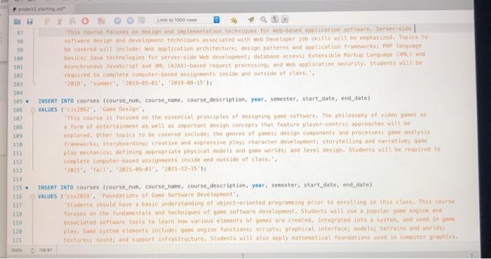 Solved Task Become comfortable with SQL. Must write SQL to | Chegg.com
