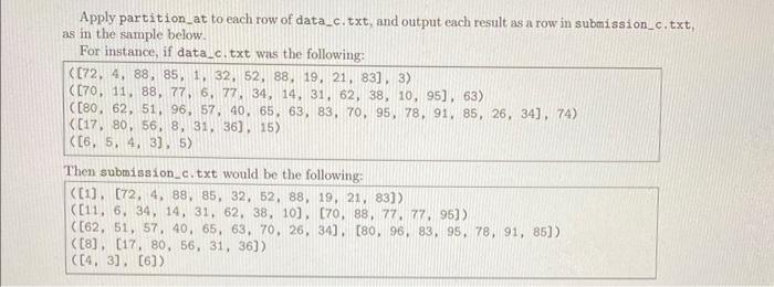 Solved Problem C. Write an O(n) implementation of the | Chegg.com