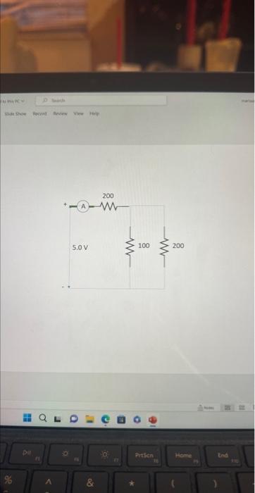 Solved construct the circuit and find the total resistance | Chegg.com