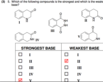 Solved Which of the following compounds is the strongest and | Chegg.com