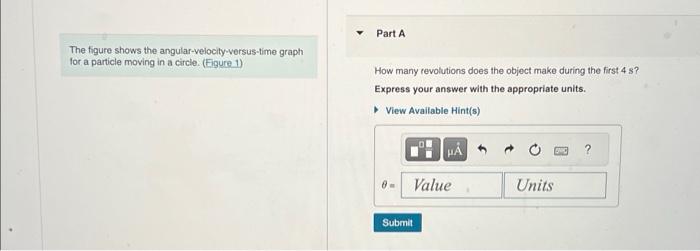 Solved The figure shows the angular-velocity-versus-time | Chegg.com