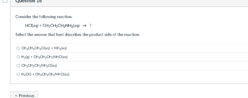 Solved Consider the following | Chegg.com