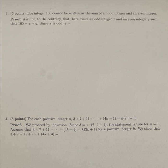 Solved 3. (5 points) The integer 100 cannot be written as | Chegg.com