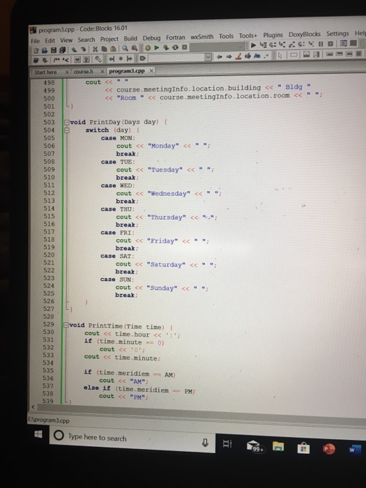 The source code i have is what i'm trying to fix for | Chegg.com